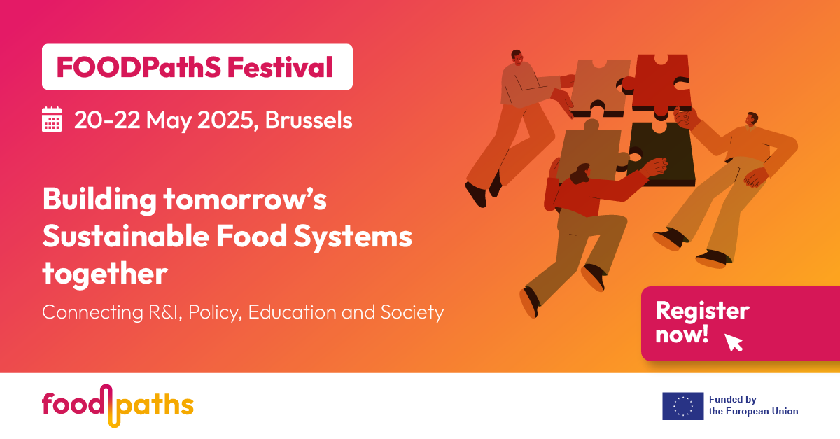 FOODPathS Festival: Building tomorrow’s Sustainable Food Systems together - TealHelix Project